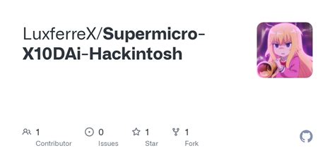 Github Luxferrex Supermicro X10dai Hackintosh