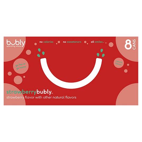 Bubly Strawberry Sparkling Water 8pk12 Fl Oz Cans 8 Ct 12 Fl Oz Shipt