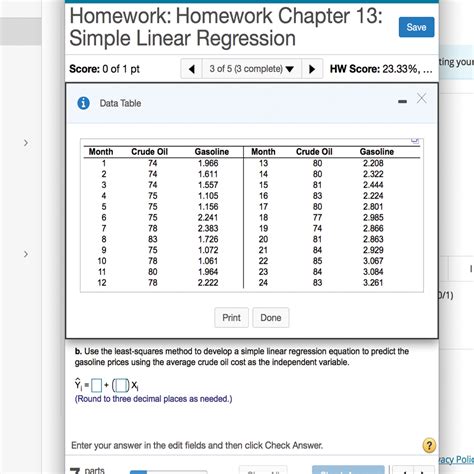 Solved Homework Homework Chapter Simple Linear Chegg