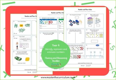 Year 4 Identify Represent And Estimate Numbers Fluency And Reasoning Booklet Master The