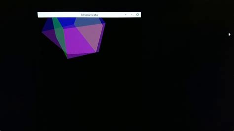 3d Cube Driven By A Spaceball Controller Youtube