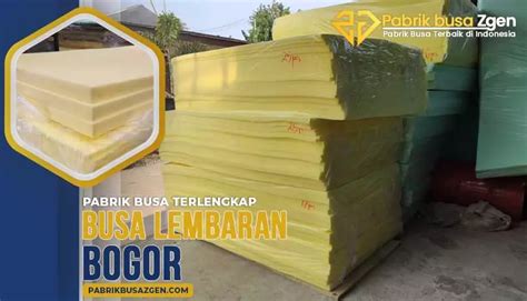 Jual Busa Lembaran Bogor Harga Promo Terbaru 2025