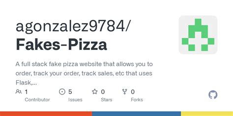 Github Agonzalez9784fakes Pizza A Full Stack Fake Pizza Website That Allows You To Order