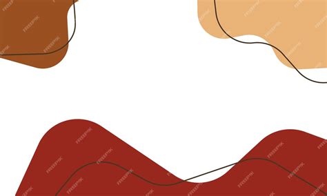 Premium Vector Modern Simple Minimalist Abstract Background With Wavy Lines And Cute Colorful