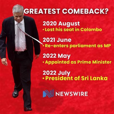 Ranilwickremesinghe Gotabayarajapaksa Srilanka Pride Srilanka Recovery Rebuild Democracy