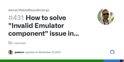How To Solve Invalid Emulator Component Issue In Mobile Blazor