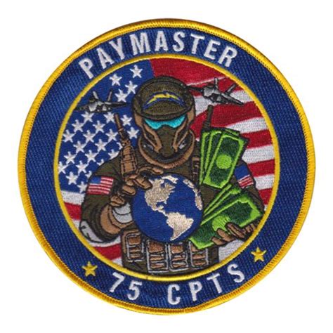 75 Cpts Paymaster Patch 75th Comptroller Squadron Patches