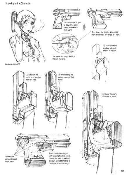 Pin By James R On Tutorials Guns Drawing Art Reference Photos Art