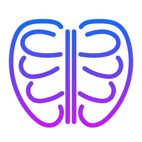 Rib Cage Vector Illustration Premium Ai Generated Vector