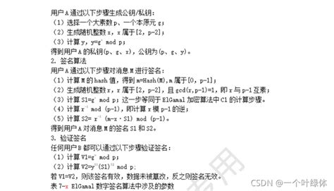 Elgamal数字签名java Csdn博客