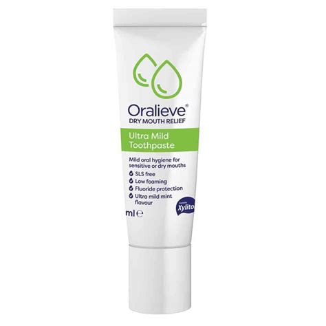 Buy Oralieve Dry Mouth Toothpaste Ultra Mild 75ml Dock Pharmacy