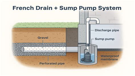 How To Install A French Drain With A Sump Pump The Right Way