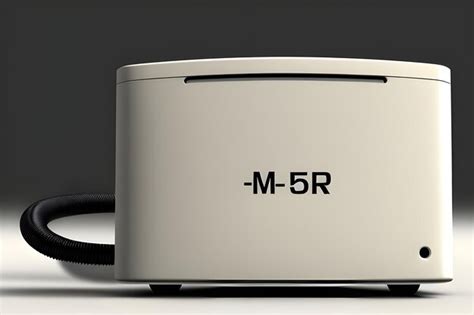 Vintage DialUp Modem Isolated On White Background Premium AI Generated Image