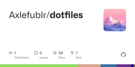Github Axlefublrdotfiles
