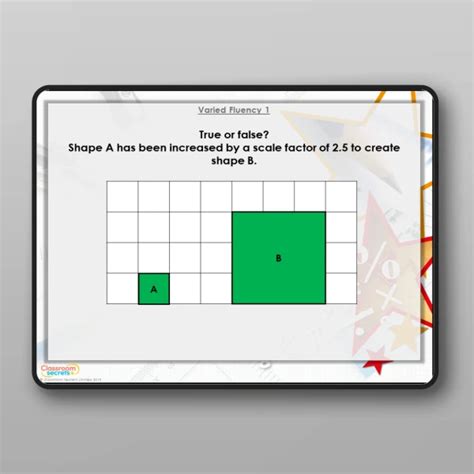 Year 6 Calculating Scale Factors Modelling Ppt Resource Classroom Secrets