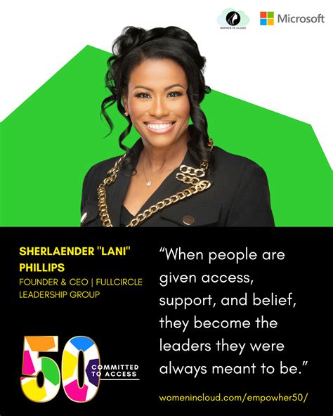 Empowher50 Sherlaender “lani” Phillips Women In Cloud