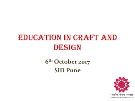 Ppt Education In Craft And Design Toolika Gupta Toolika Gupta