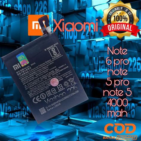 Jual Bn48 Baterai Bn 45 Xiomi Note 6 Pro Note 5pro Note 6pro Note