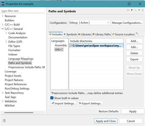 Dll With Mingw Gcc Toolchain In Eclipse Ide For Java Developers