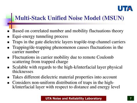 Ppt Noise Modeling At Quantum Level For Multi Stack Gate Dielectric