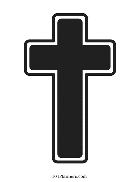 Printable Cross Pattern Cross Template Cross Clipart Maker