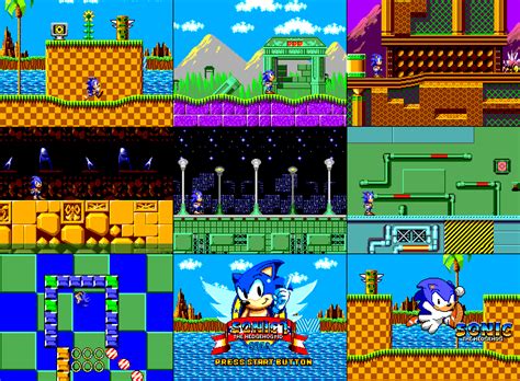 Sonic 1 Mega Drive 8 Bit Style By Hidrogeniuns Fi By Hidrogeniuns On Deviantart