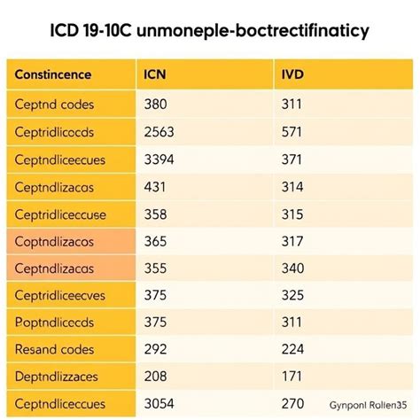 Decoding Icd 10 Codes For Urinary Incontinence Wmwtl
