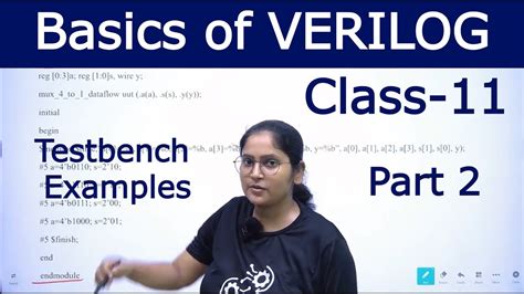 basics of verilog testbench examples in verilog part 2 2 1 mux