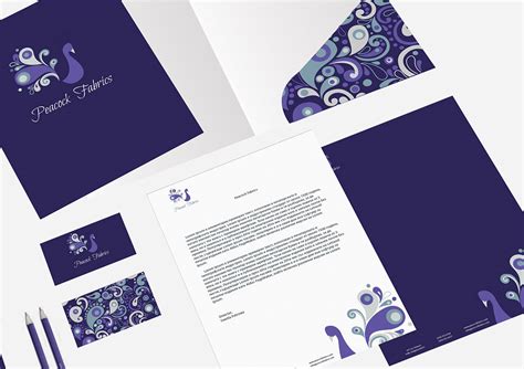 Peacock Fabrics Behance