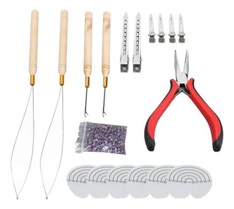 Kit De Herramientas Para Extensiones De Cabello Con Microani Cuotas Sin Interés
