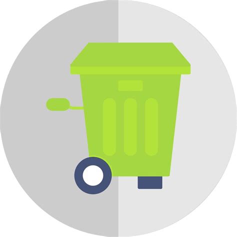 trash bin flat scale icon 43022433 vector art at vecteezy