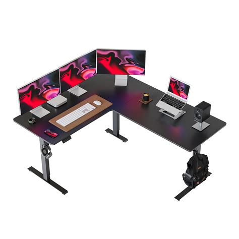 Cubiker L Shaped Standing Desk 63 Corner Standing Desk