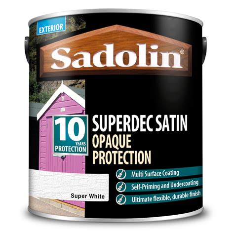 Sadolin Superdec Satin Various Colours And Sizes Decor 8 Stornoway