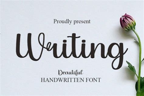 Writing Font Font Canyon