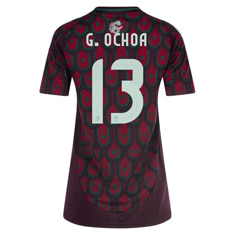 Adidas Womens Mexico Guillermo Ochoa Home Jersey 24 25 Multicolor