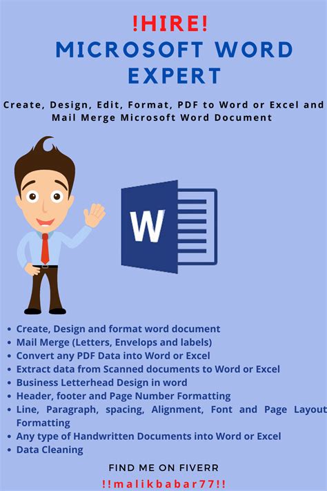 Expert In Microsoft Word Design Formatting And Edit Pdf Document Artofit