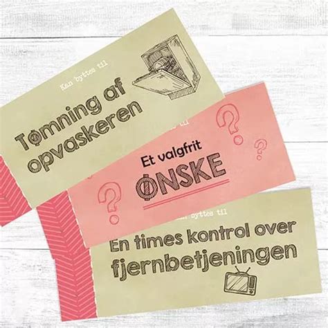 Køb En Gave Der Forkæler Mor 15 Sjove Gavekort Til Print