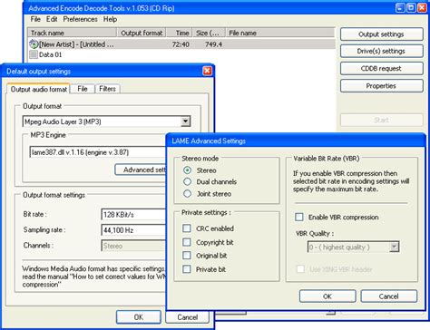 advanced encode decode tools audio converters and rippers