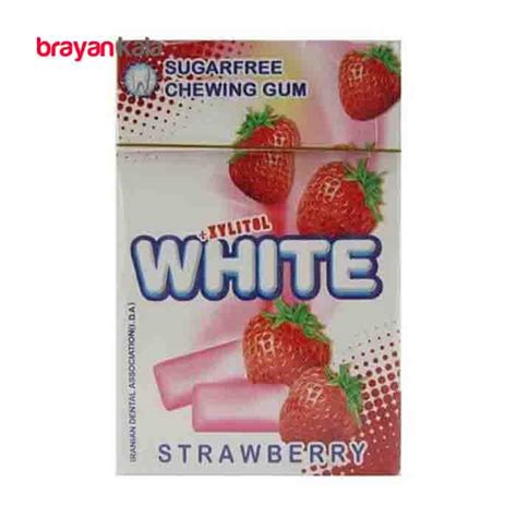 مشخصات ،قیمت و خرید آدامس توت فرنگی وایت 25گرمی فروشگاه برایان کالا