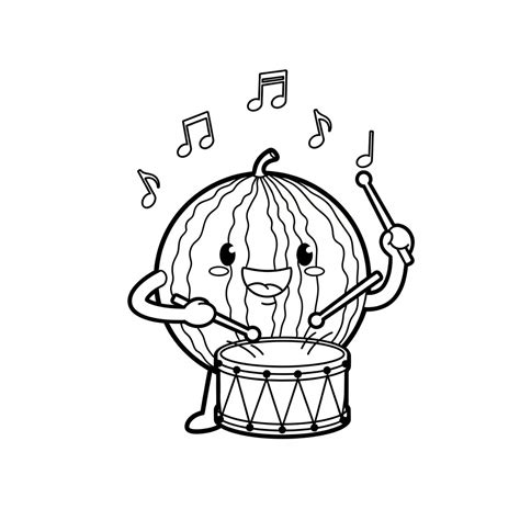 128 Coloriage Pastèque Gratuit Imprimer Et à Colorier En Ligne