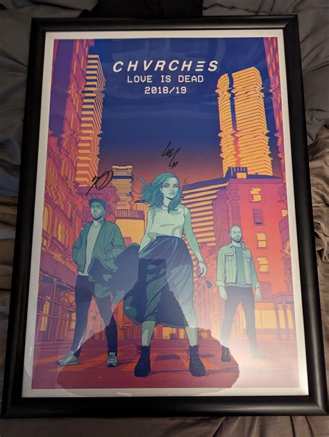 Im Offering Up This Love Is Dead Tour Poster Signed By Martin And