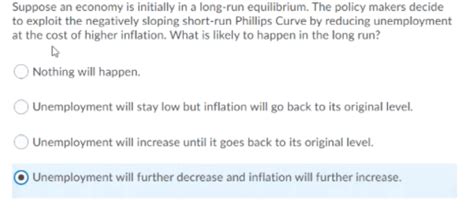 Solved When Expected Price Level Decreases What Happens To