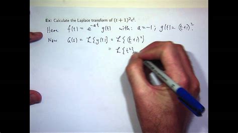 First Shifting Theorem Laplace Transforms Youtube