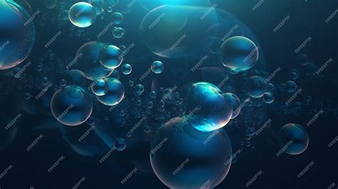 Free Photo Shiny Bubbles Wallpaper