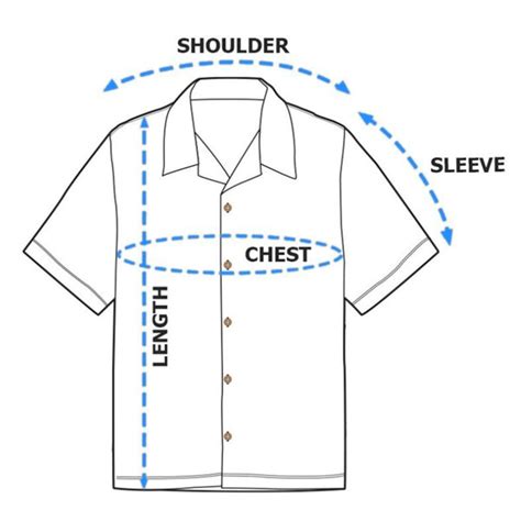 Hawaiian Shirt Size Chart Teezalo