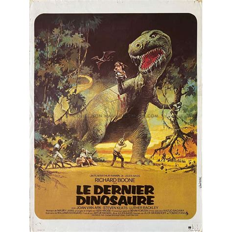 The Last Dinosaur French Movie Poster 15x21 In 1977