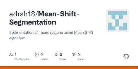 Github Adrsh18mean Shift Segmentation Segmentation Of Image Regions