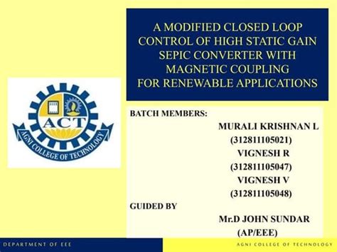 Modeling And Simulation Of Closed Loop Controlled Parallel Cascaded