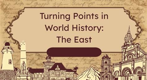 Turning Points In World History Adult Education Mini Unit 3 Lessons