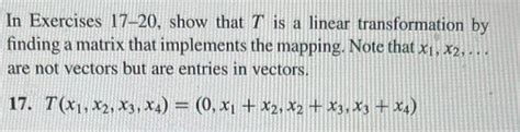Solved In Exercises Determine If The Specified Linear Chegg